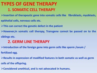 Gene therapy | PPT