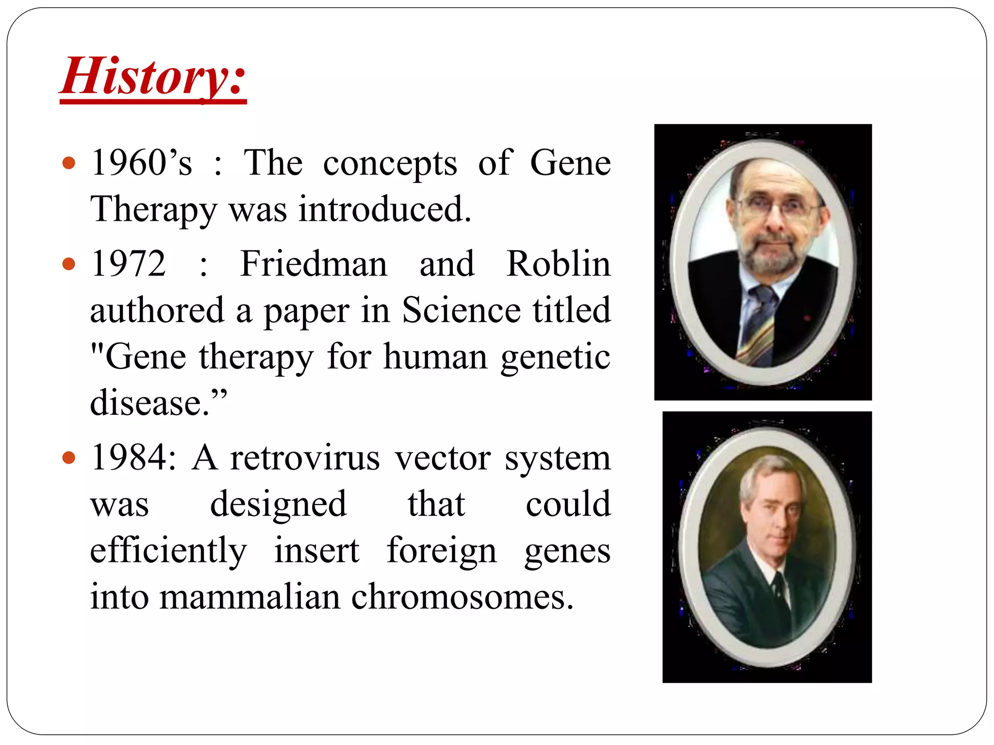 Gene therapy | PPTX