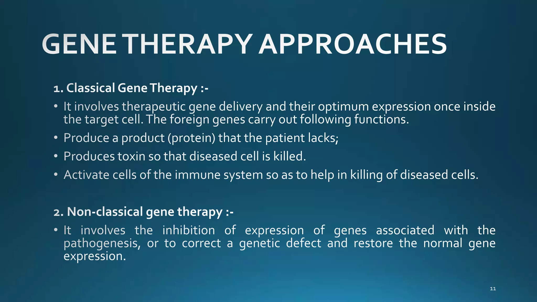Gene Therapy-Types, Strategies, Approaches, Methods, Vectors, Clinical ...