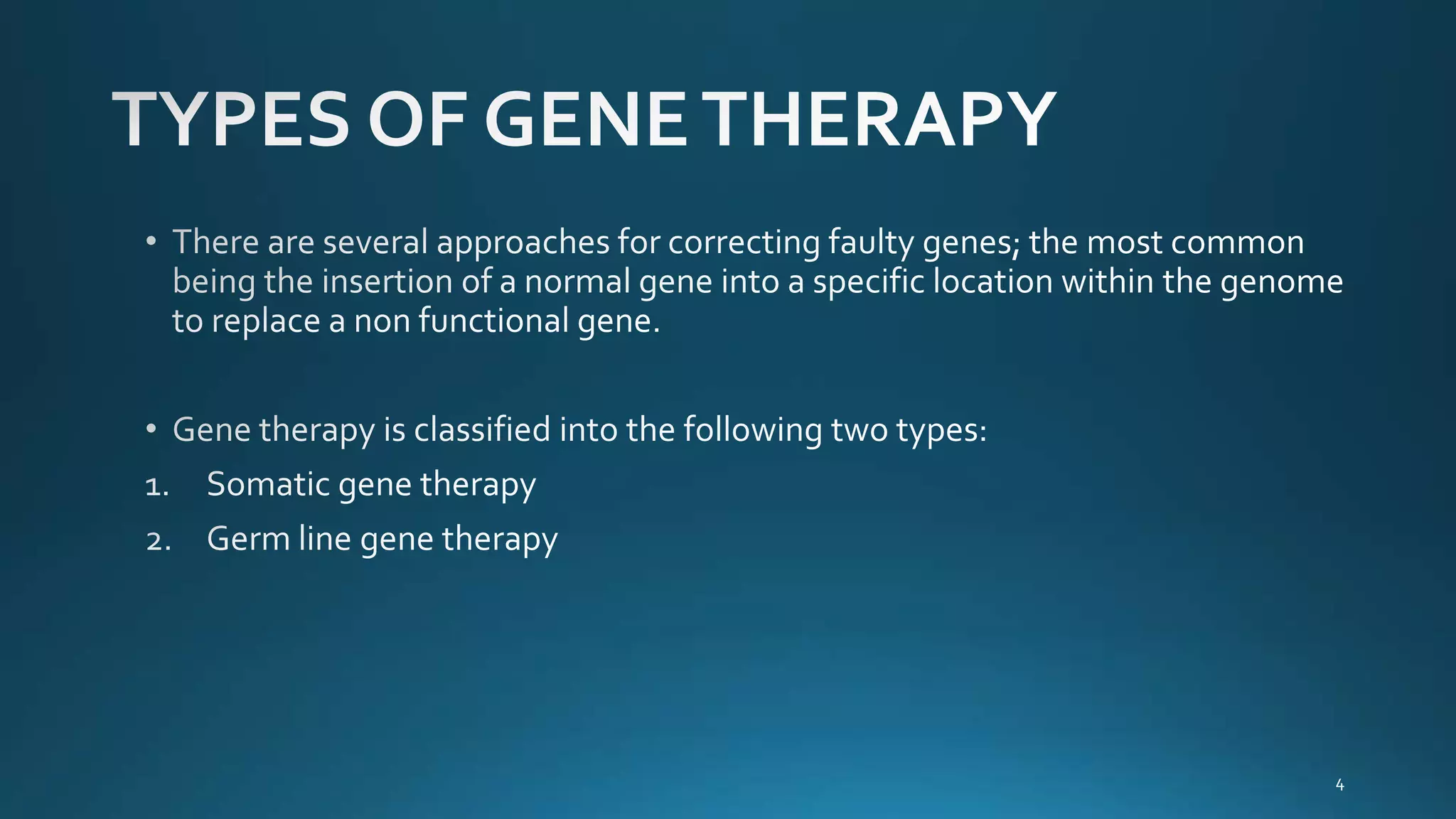 Gene Therapy-Types, Strategies, Approaches, Methods, Vectors, Clinical ...