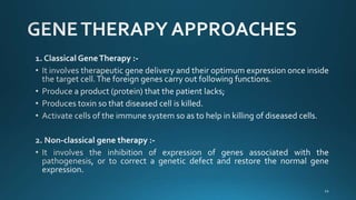 Gene Therapy-Types, Strategies, Approaches, Methods, Vectors, Clinical ...