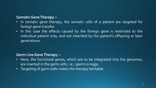 Gene Therapy-Types, Strategies, Approaches, Methods, Vectors, Clinical ...