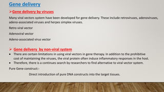 Gene therapy | PPTX