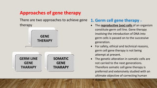Gene therapy | PPTX