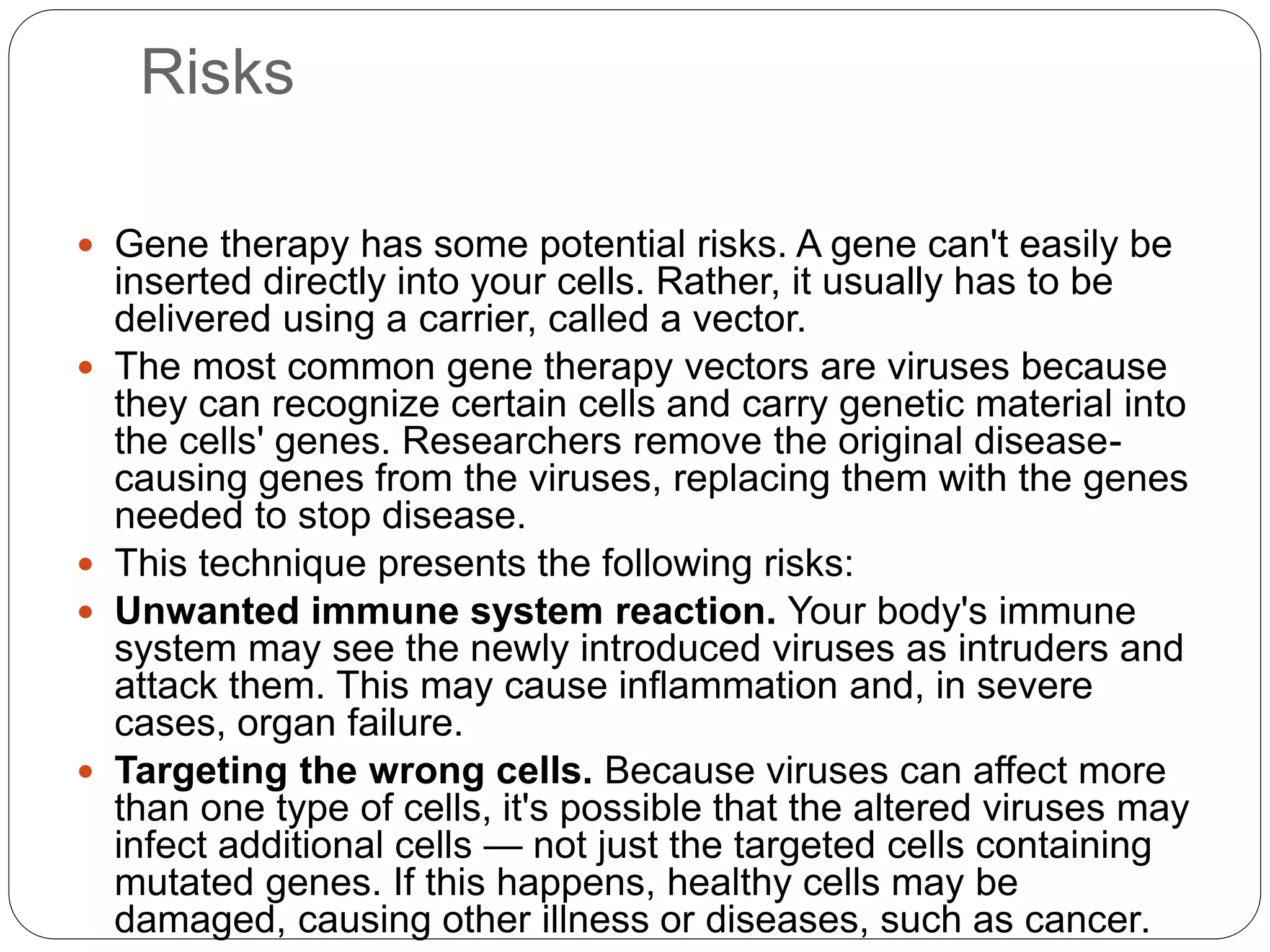 Gene therapy | PPTX