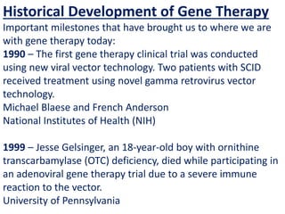 Gene therapy | PPTX