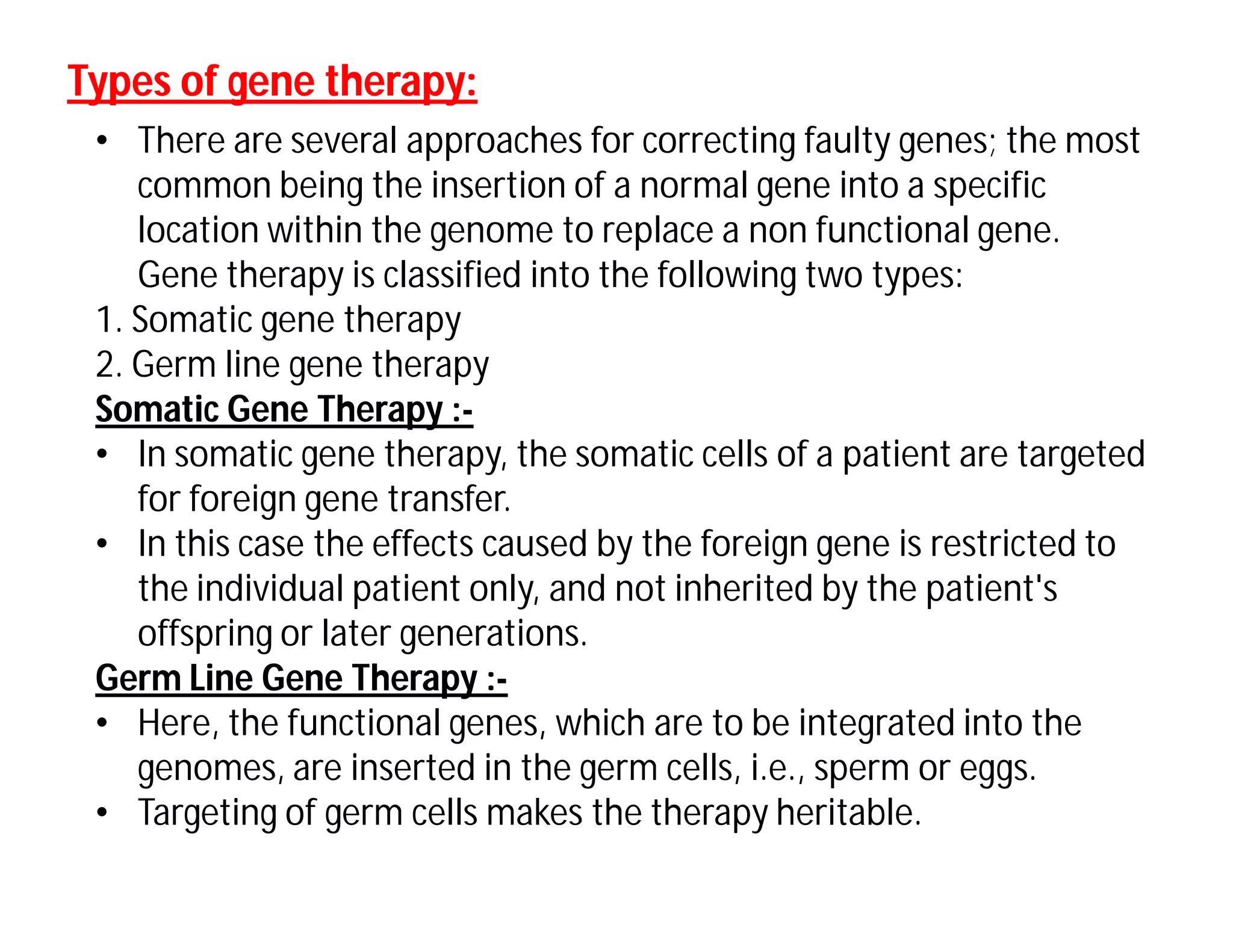 Gene therapy dr. asm | PDF