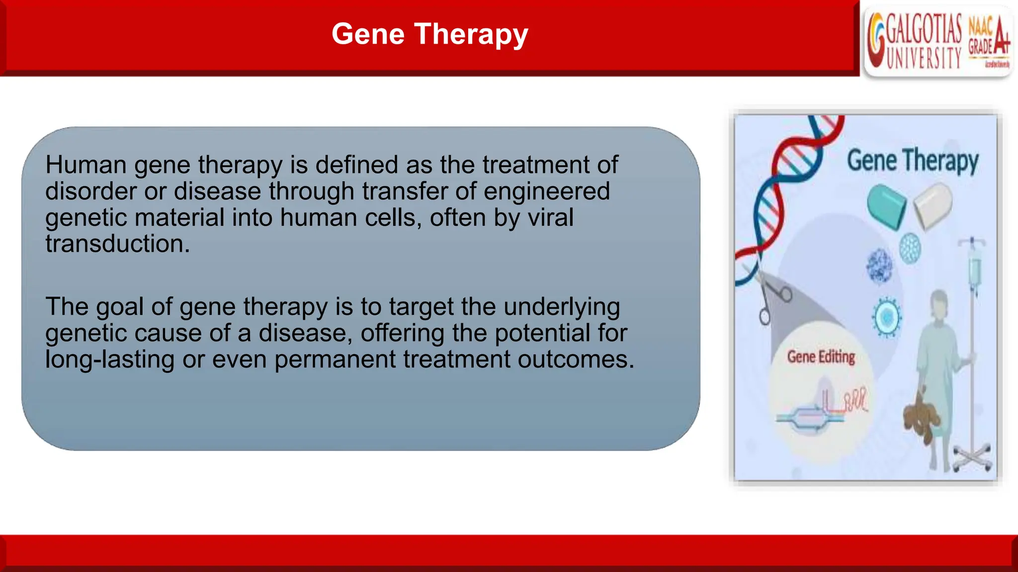 Gene Therapy – Introduction (Ex-vivo and In-Vivo Gene Therapy) - 2024 ...