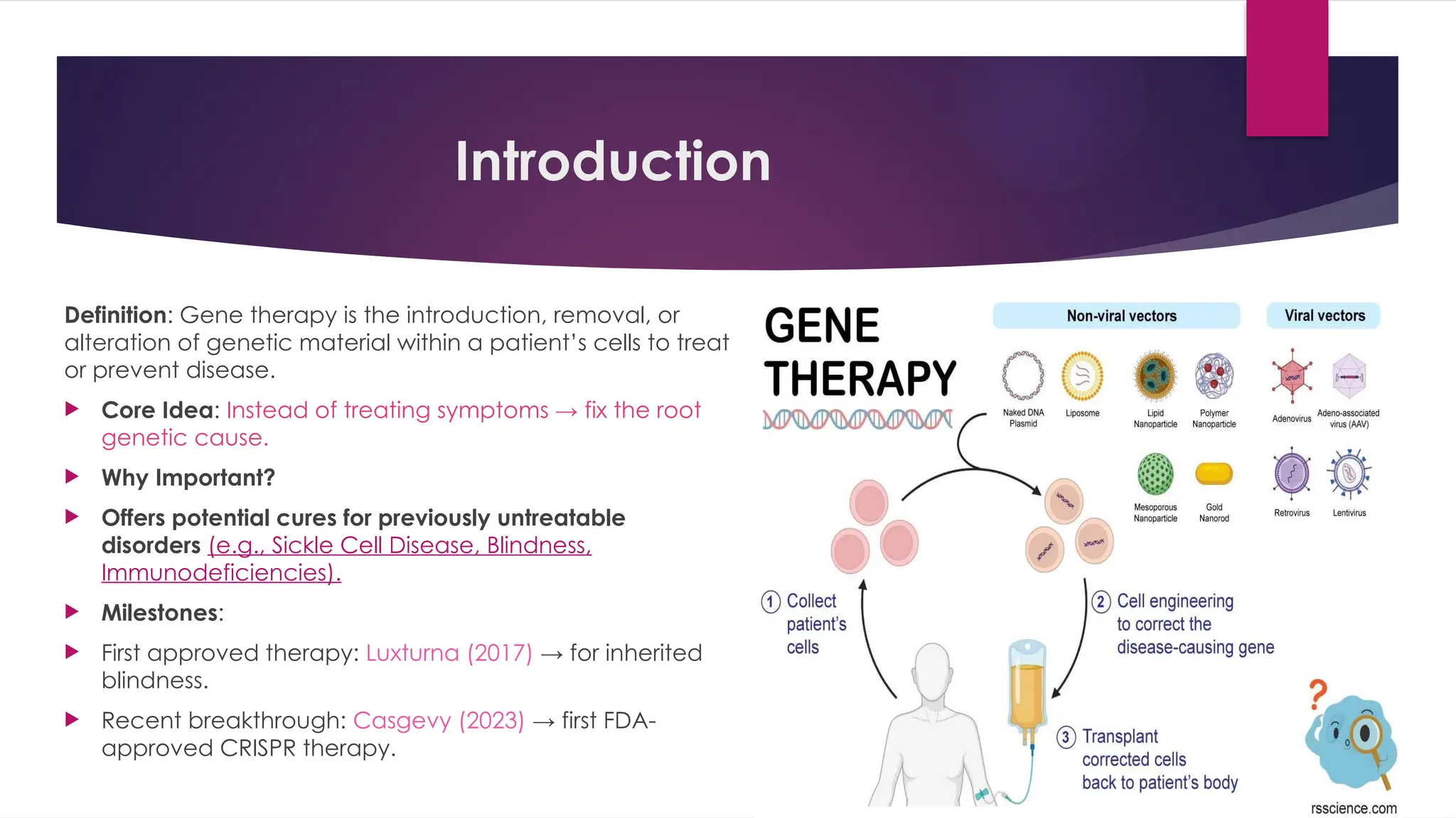 Gene therapy- Transforming the therapeutic approaches.pptx