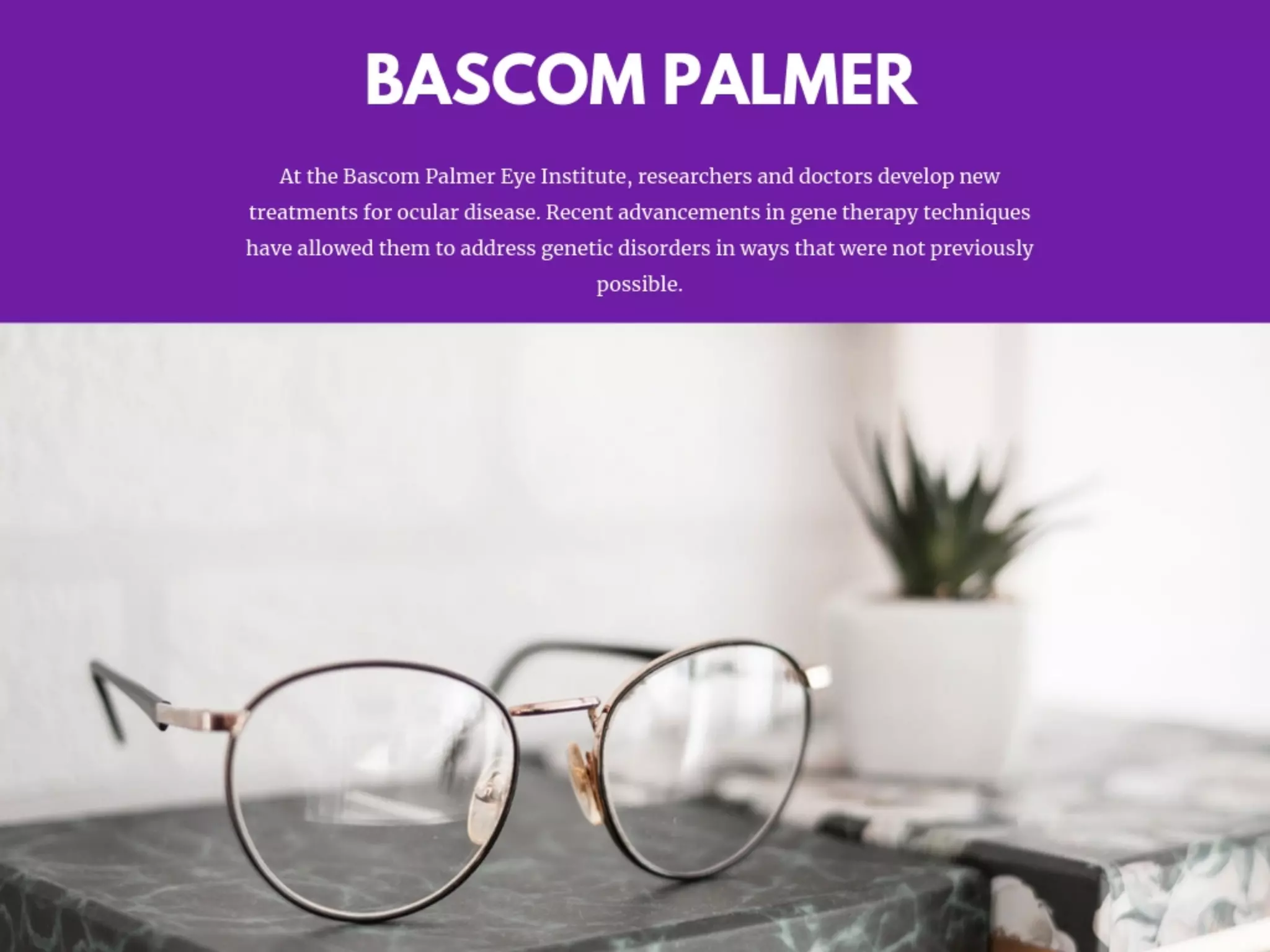 Gene Therapy at Bascom Palmer | PPT