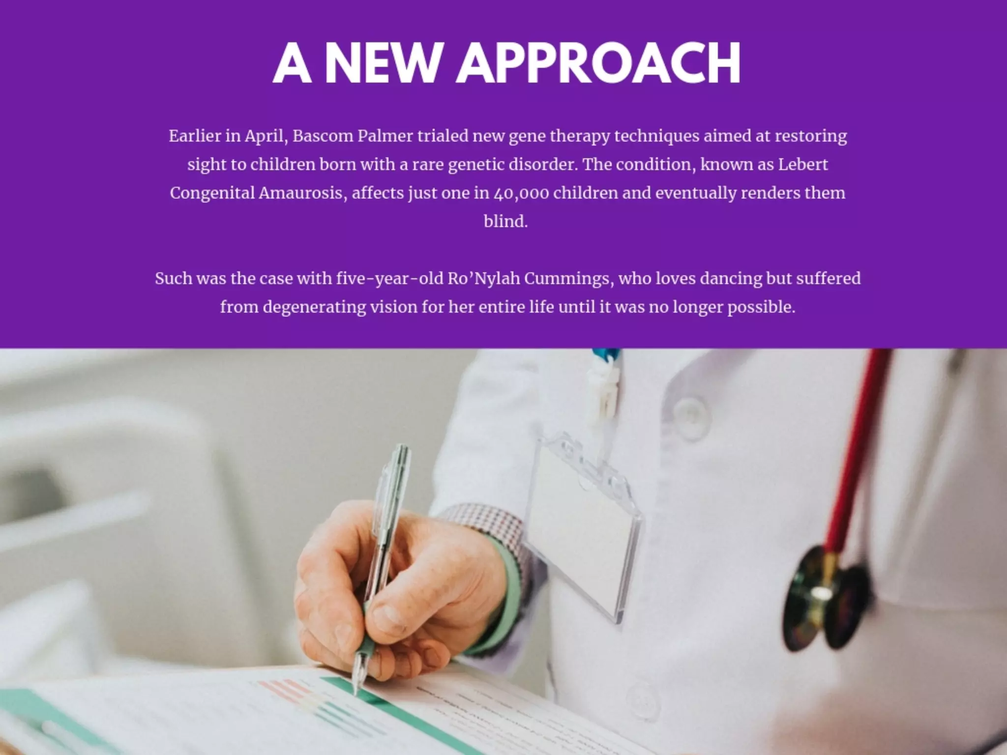 Gene Therapy at Bascom Palmer | PDF