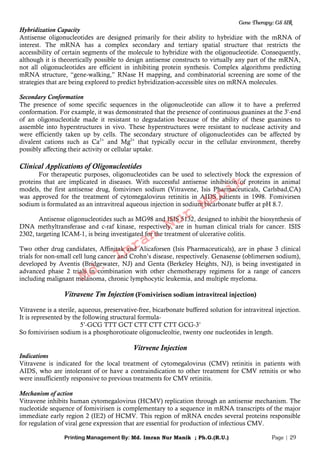 Gene Therapy MANIK | PDF