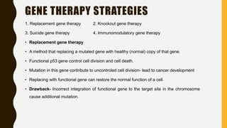 Gene therapy : Basic introduction | PPTX