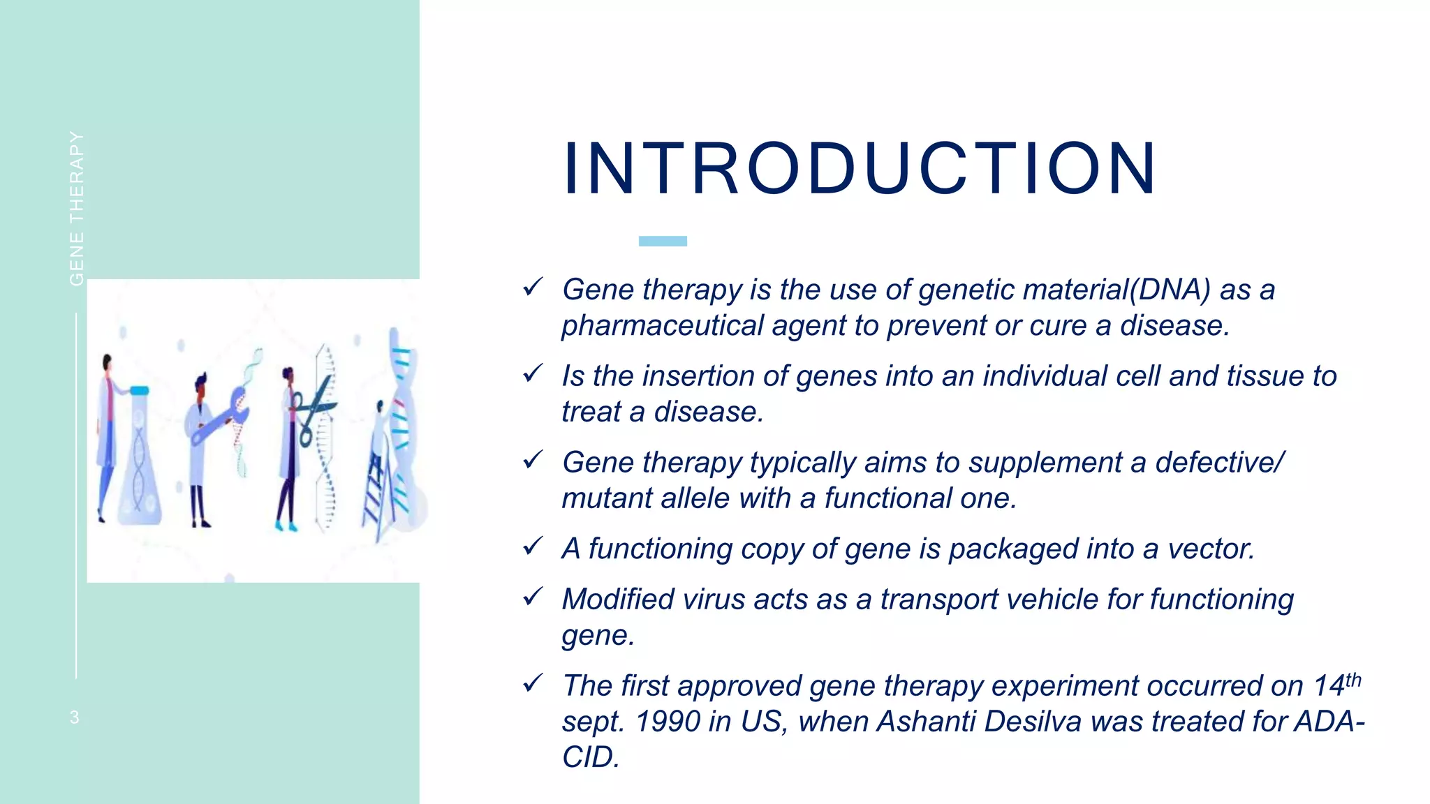 GENE THERAPY^J CLINICAL APPLICATION ^0RECENT ADVANCES.pptx