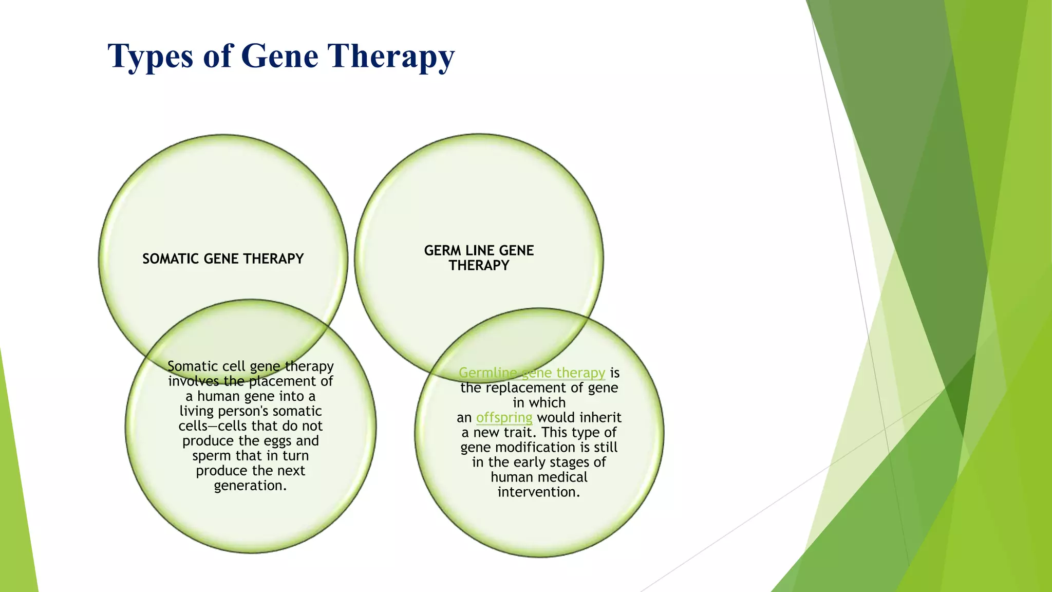 Gene therapy ppt | PPTX