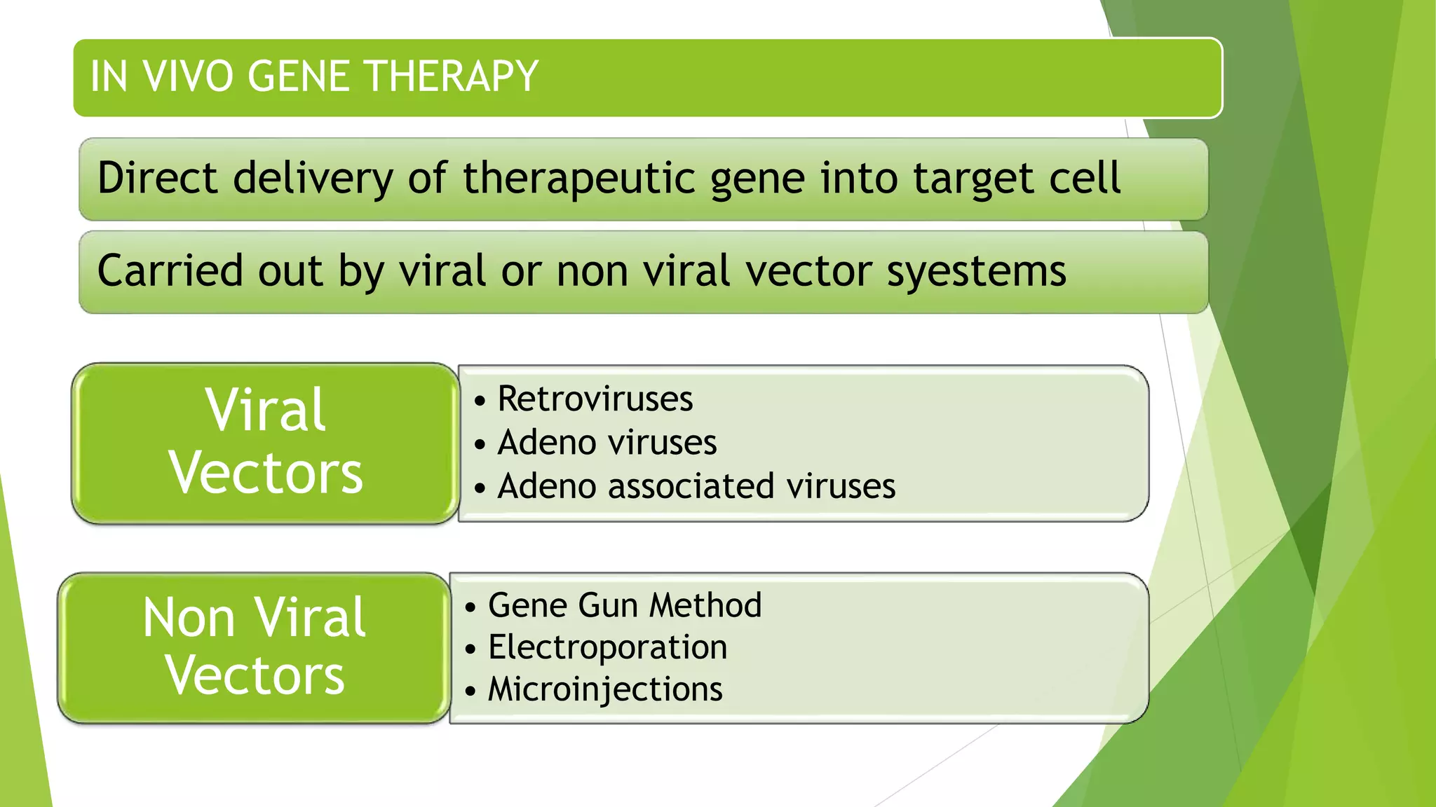 Gene therapy ppt | PPTX
