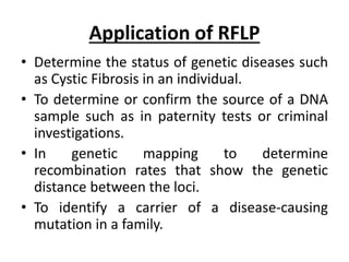 GENE THERAPY, RFLP, DNA Fingerprinting.pptx