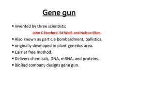 Gene therapy vehicles | PPTX