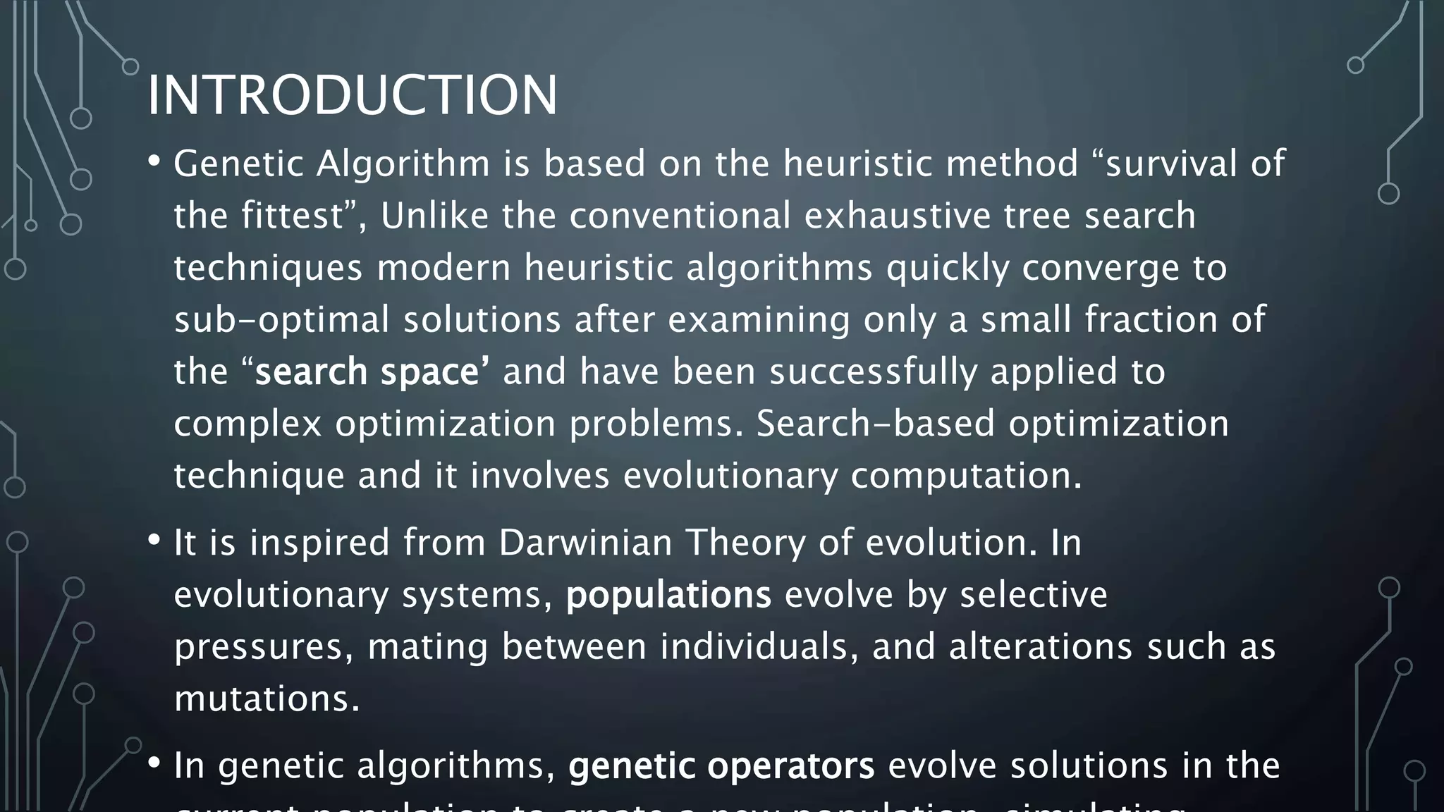 Genetic algorithm | PPTX | Genetics | Science