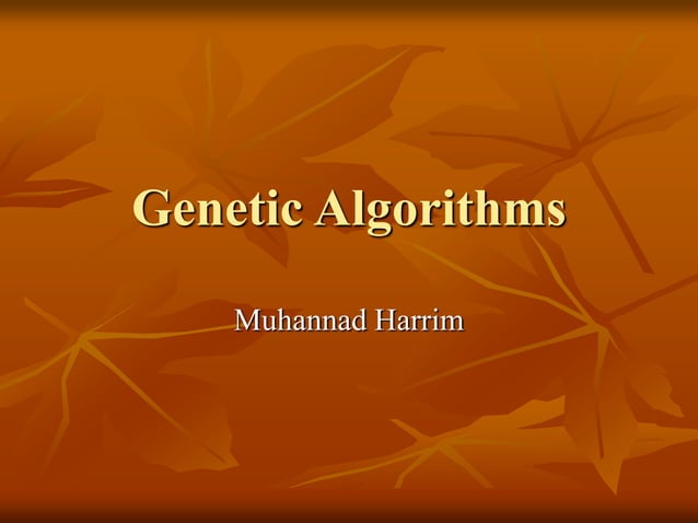 Genetic-Algorithms forv artificial .ppt