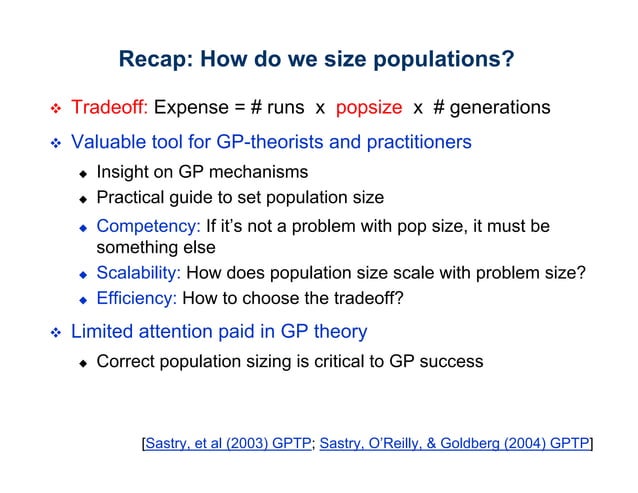 Genetic Algorithms and Genetic Programming for Multiscale Modeling | PPT