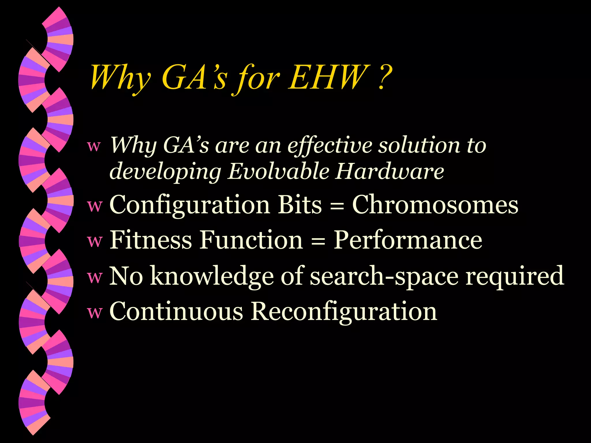 Genetic Algorithms And Their Use In The Design Of Evolvable Hardware Pdf