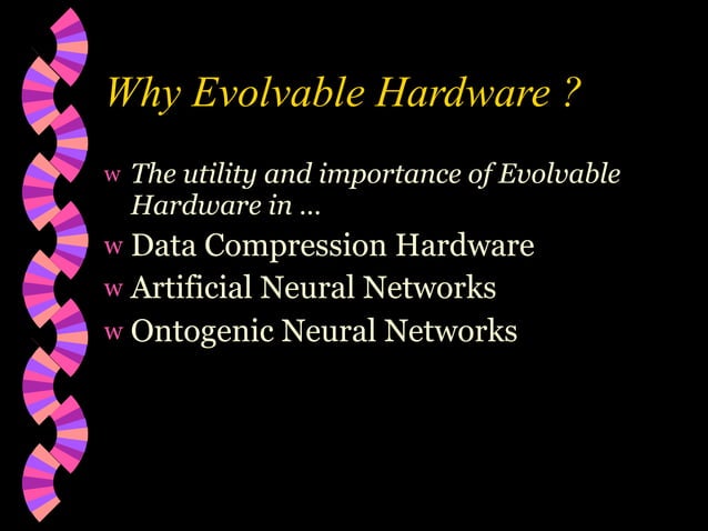 Genetic Algorithms And Their Use In The Design Of Evolvable Hardware Pdf Genetics Science