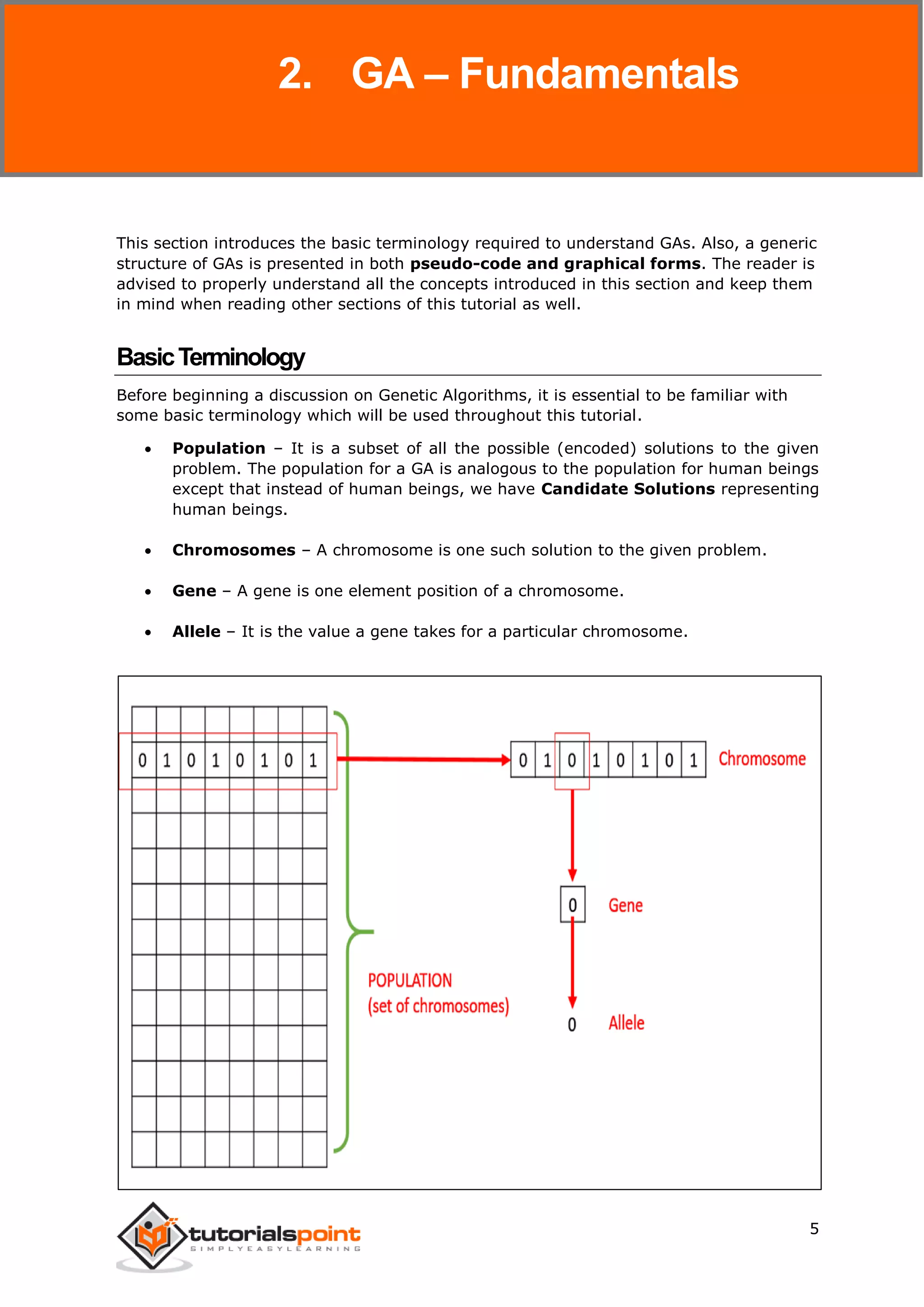 Genetic Algorithms Tutorial Pdf