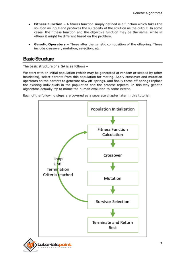 Genetic Algorithms Tutorial Pdf