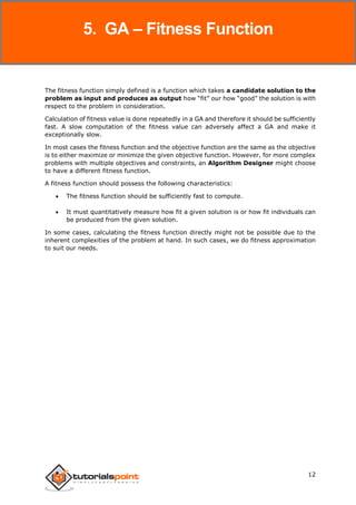 Genetic Algorithms Tutorial | PDF