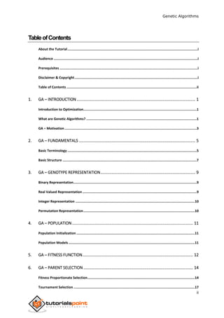 Genetic Algorithms Tutorial | PDF