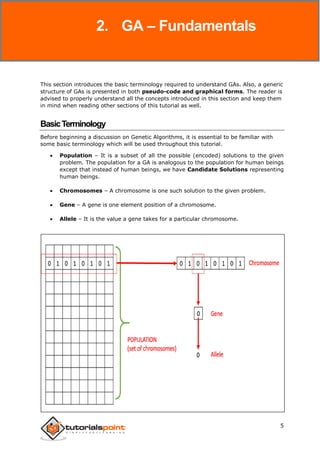 Genetic Algorithms Tutorial | PDF