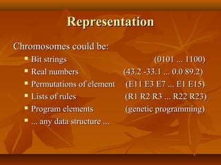 Genetic algorithms | PPT