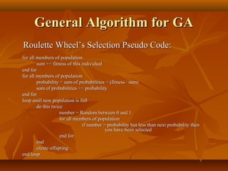 Genetic algorithms full lecture | PPT