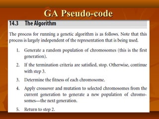 Genetic algorithms full lecture | PPT