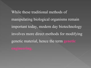 Genetic engineering | PPTX