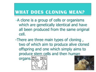 Genetic engineering-stem-cells-and-cloning- | PPT