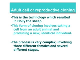 Genetic engineering-stem-cells-and-cloning- | PPT