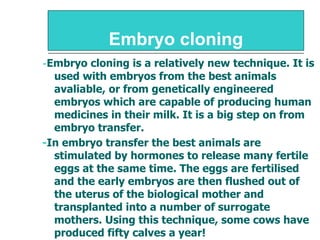 Genetic engineering-stem-cells-and-cloning- | PPT
