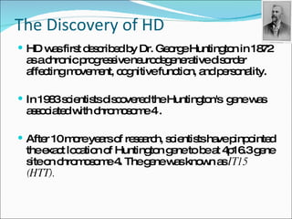 huntington chorea for nursing | PPT
