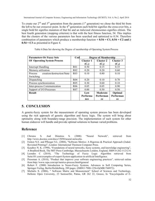 Genetic fuzzy process metric measurement system for an operating system | PDF | Operating ...