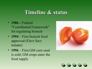 Genetic Modified Crops | PPT