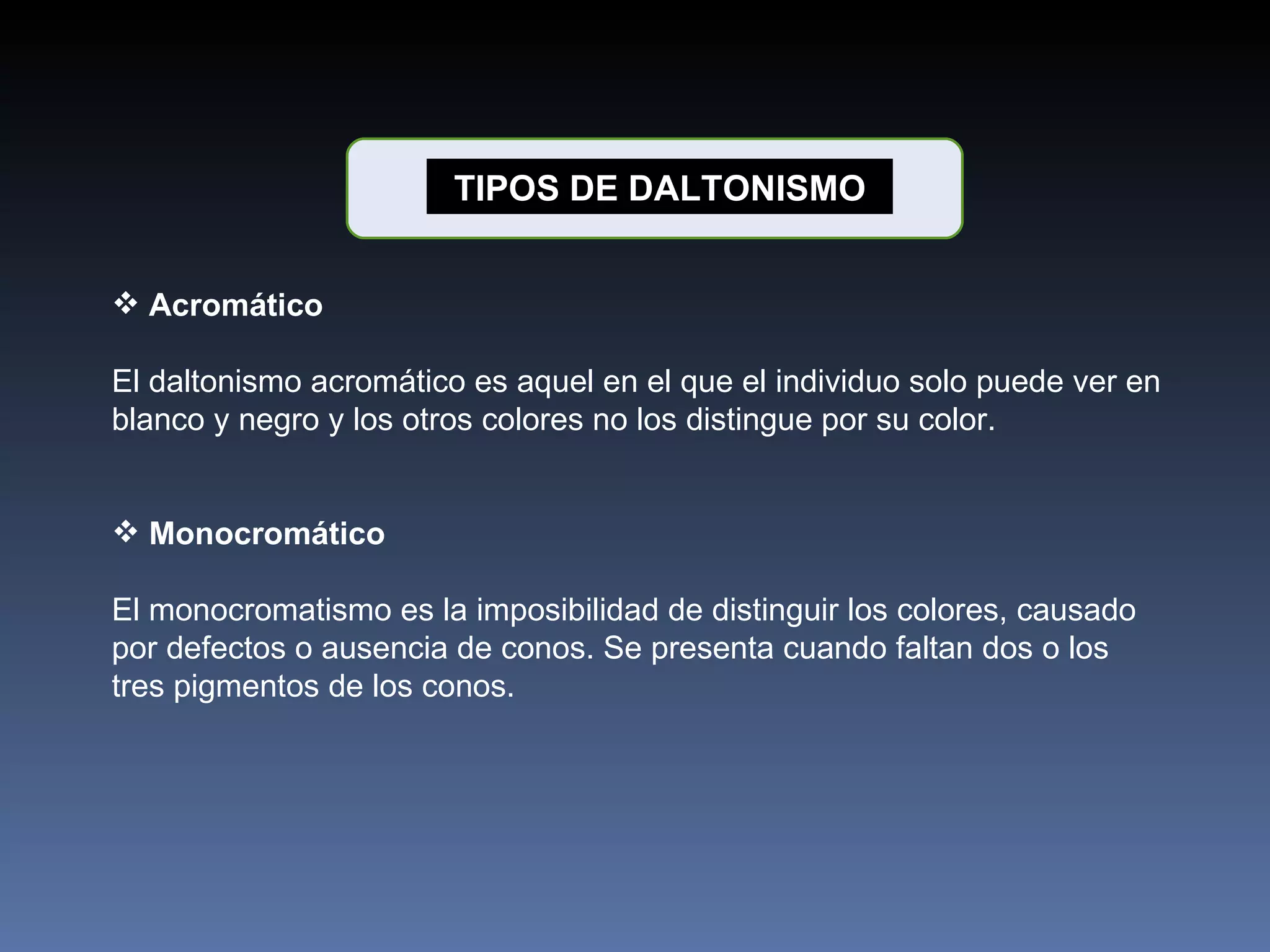 Genetica del daltonismo | PPT