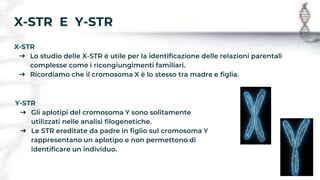 Genetica forense sabrina rossi | PPTX