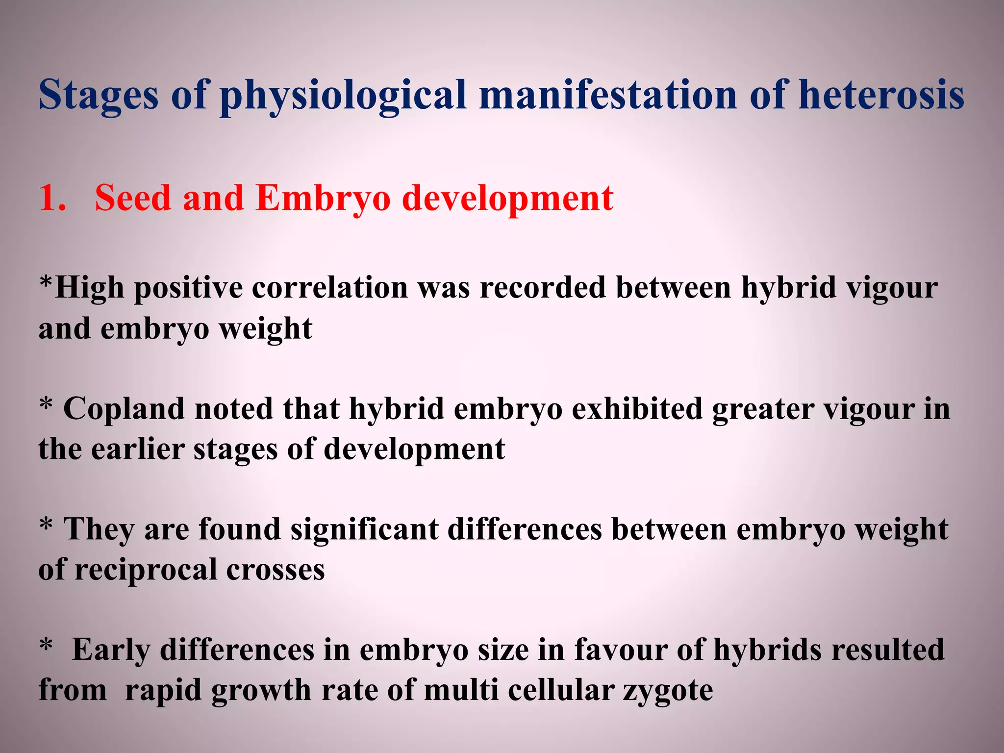 Genetical and physiological basis of heterosis and inbreeding | PPTX