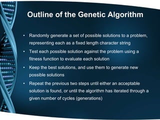 Genetic algorithm | PPT