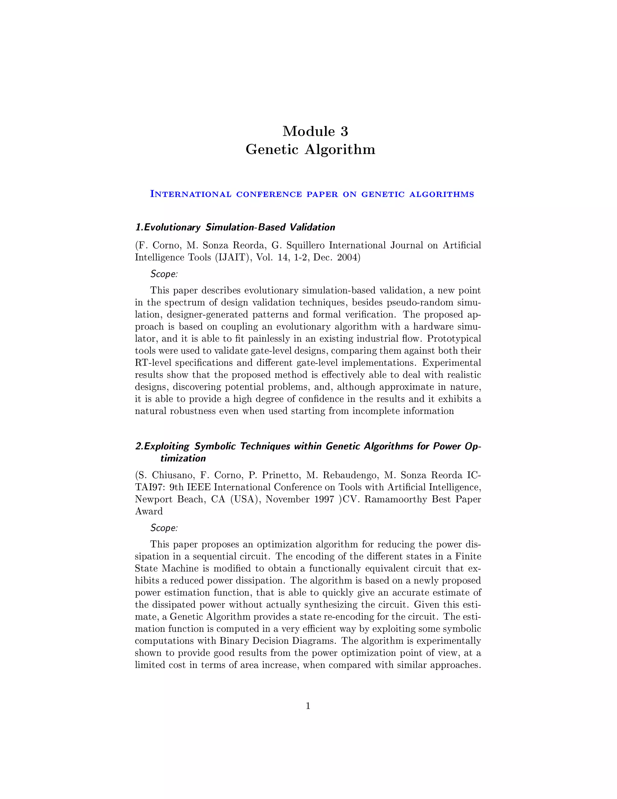 Genetic algorithm | PDF