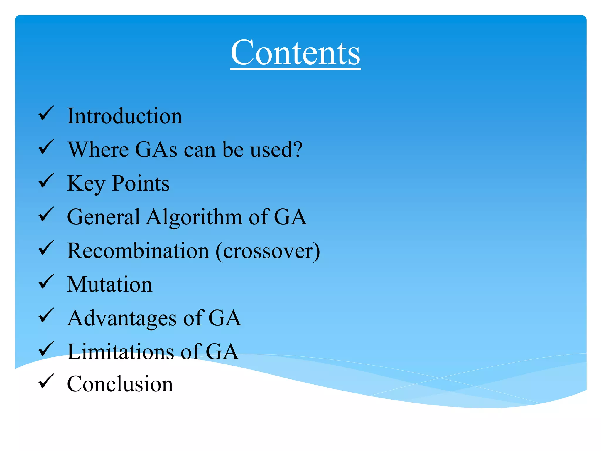Genetic algorithm | PPTX