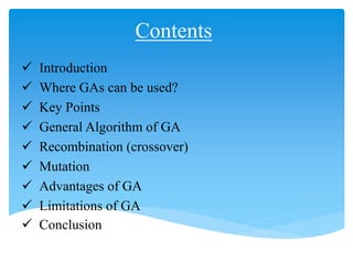Genetic algorithm | PPTX