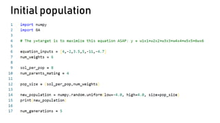 Genetic algorithm | PPTX